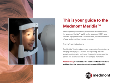 Fast-track custom contact lens success | Medmont International Pty Ltd